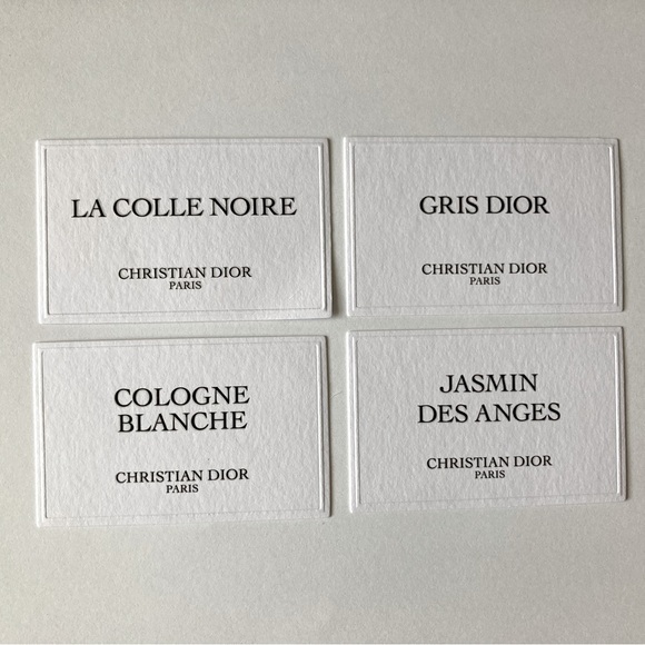 Dior | Party Supplies | 4 Dior Privee Promo Paper Card Christian Dior ...